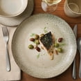 Gibson Elite Jasper 16 Piece Plates and Bowls Reactive Glaze Dishes ...