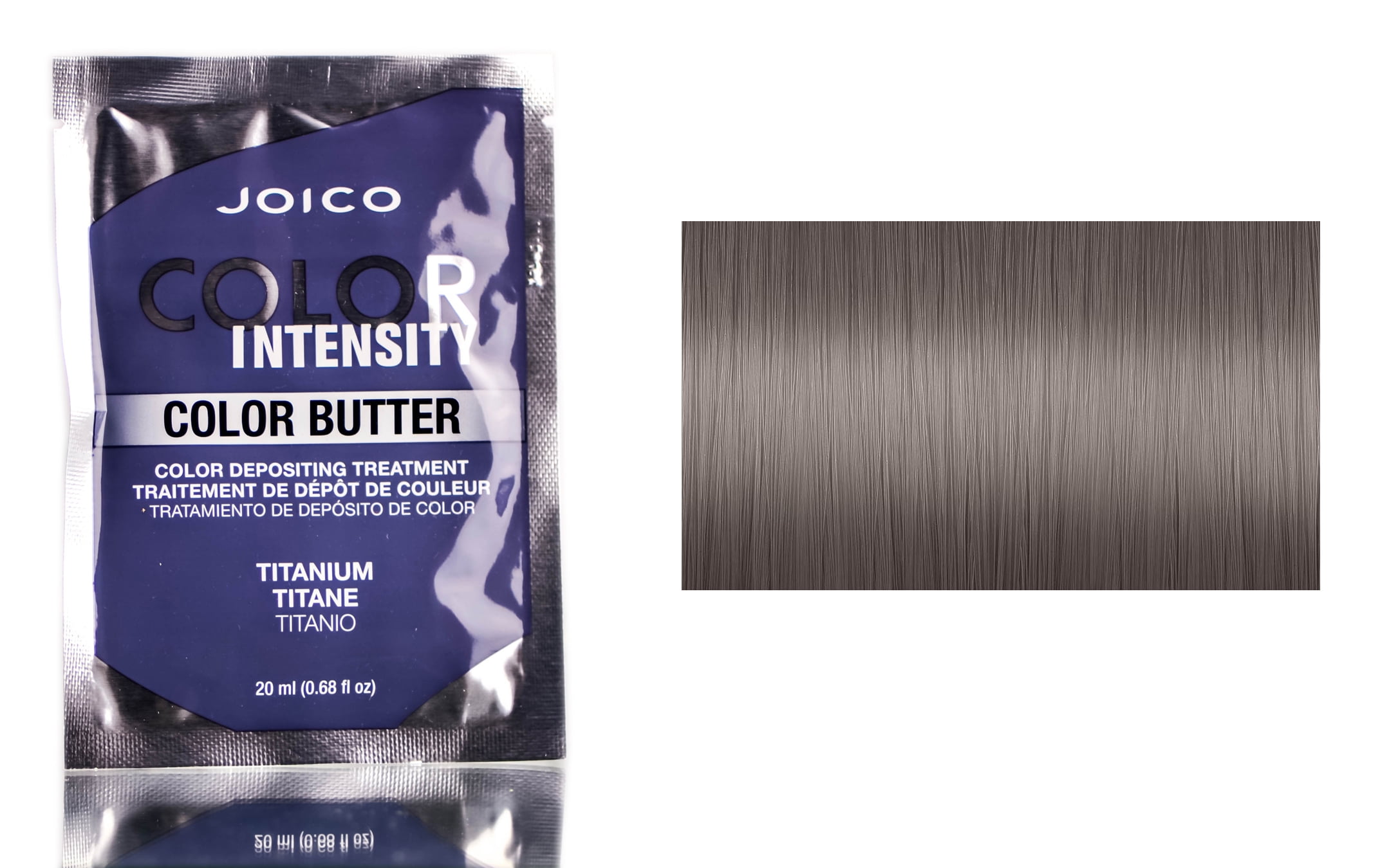 Joico Intensity Titanium Color Butter 068 Oz Pack Of 1 With Sleek Comb
