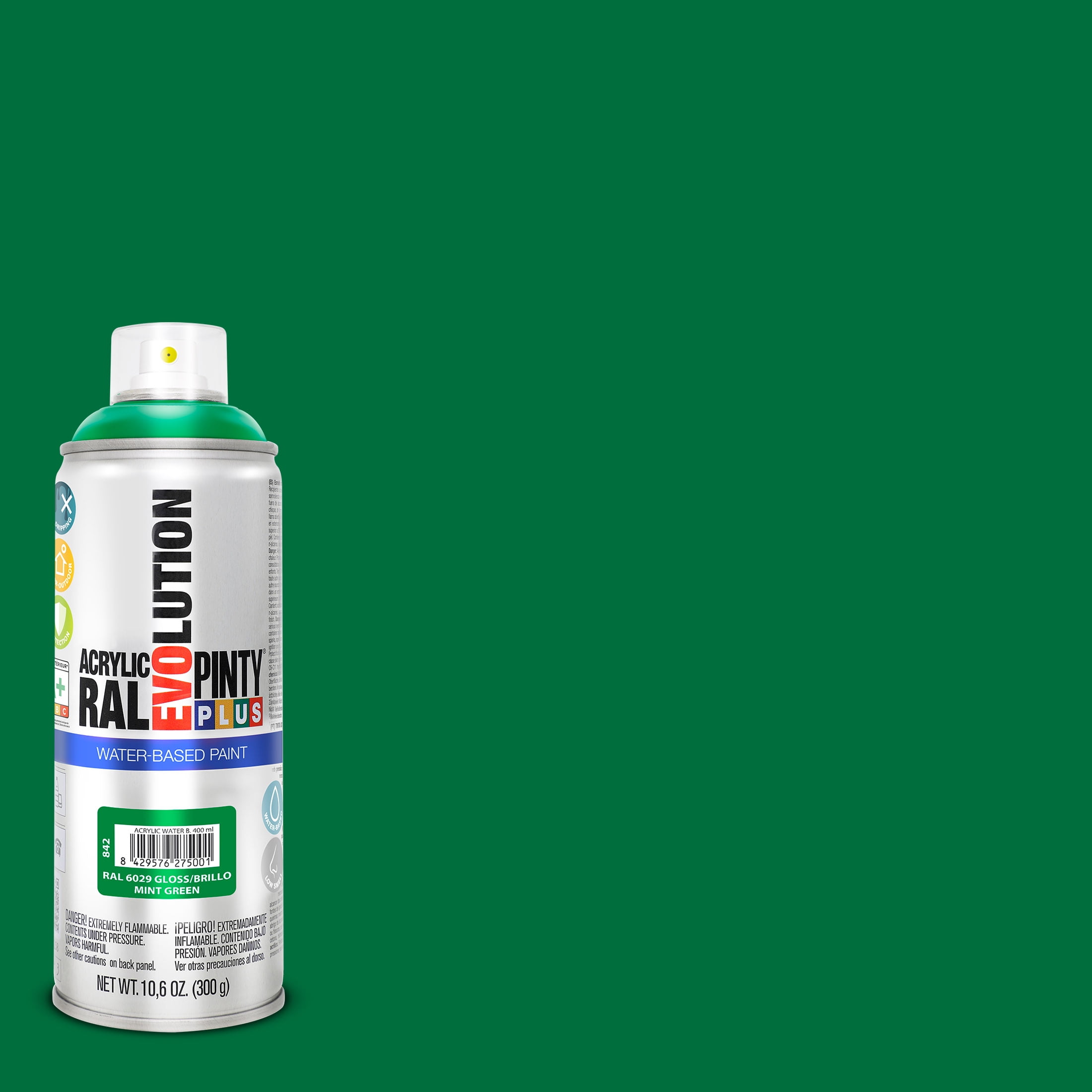 Pintyplus Spray Paint, Gloss Mint Green. GREENGUARD GOLD Certified ...