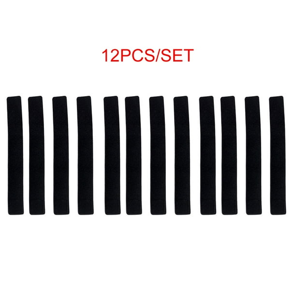Pack of 12 Fishing Rod Ties Holder Strap Nylon Rubber Pole Elastic Band ...