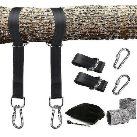 Tree Swing Straps Hanging Kit With Two Zinc Alloy Carabiners | Walmart ...