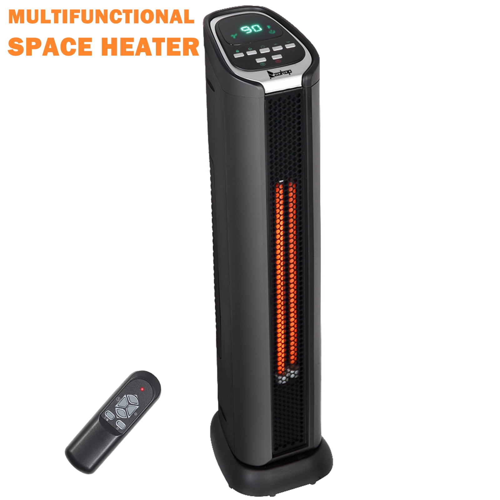 Space Heaters for Inside, Seizeen 1500W Electric Infrared Heaters W ...