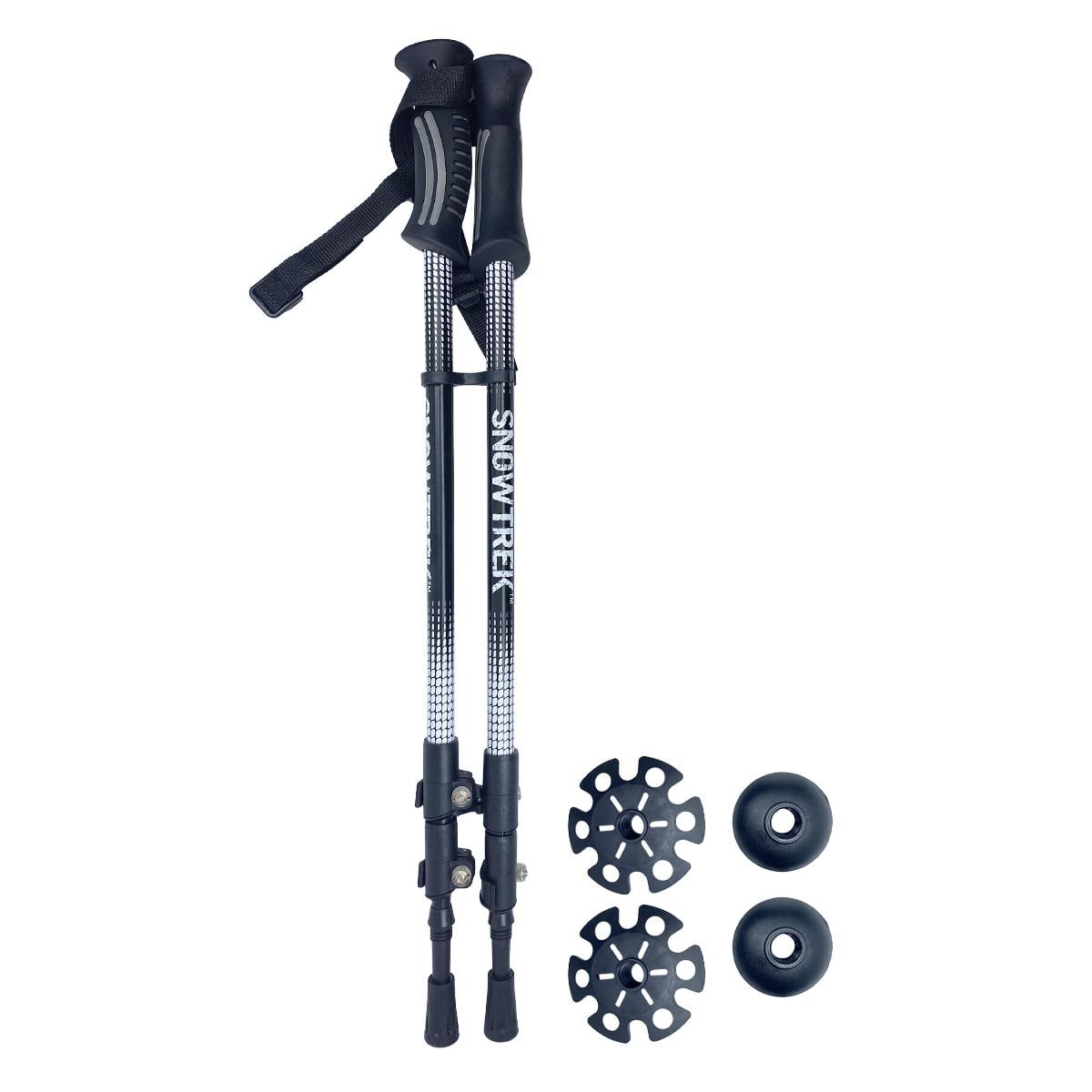 Click here for Snowtrek Collapsible Trekking Hiking Poles - Pair... prices