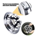 4Pcs 5 Spokes Golf Cart Wheel Covers Replacement 8inch Golf Cart Hub ...