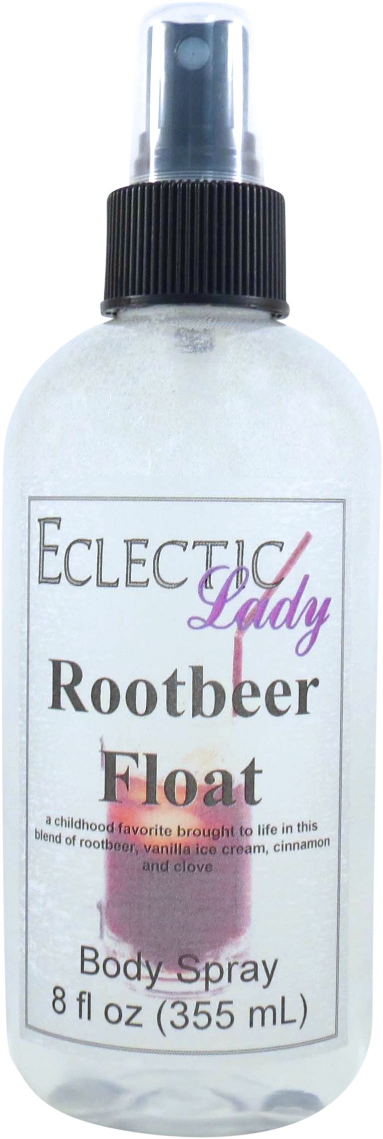 Rootbeer Float Body Spray, Eclectic Lady, Hydrating Mist, Unisex, 8 oz ...