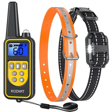 Petrainer Waterproof Dog Shocker with Remote, Beep/Vibra/Shock E-Collar ...