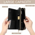 7.8 X 4.3 In Multi-Functional Leather Wallet Durable Soft And ...