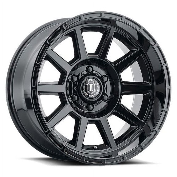ICON ALLOYS VECTOR 6 17X8.5 6X135 6ET 106.1CB SATIN BLACK WHEEL Fits ...