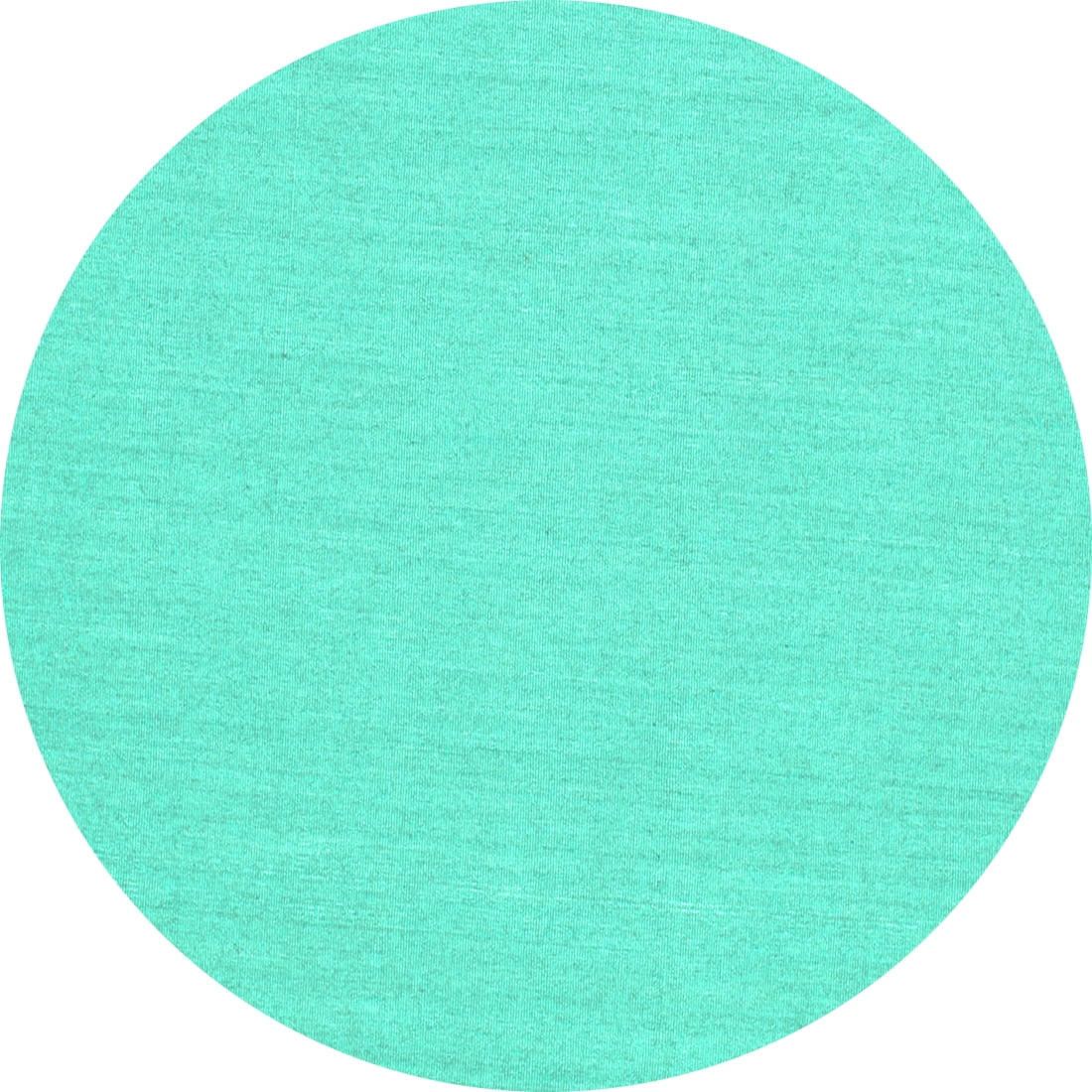 Ahgly Company Indoor Round Solid Turquoise Blue Modern Area Rugs, 4 ...