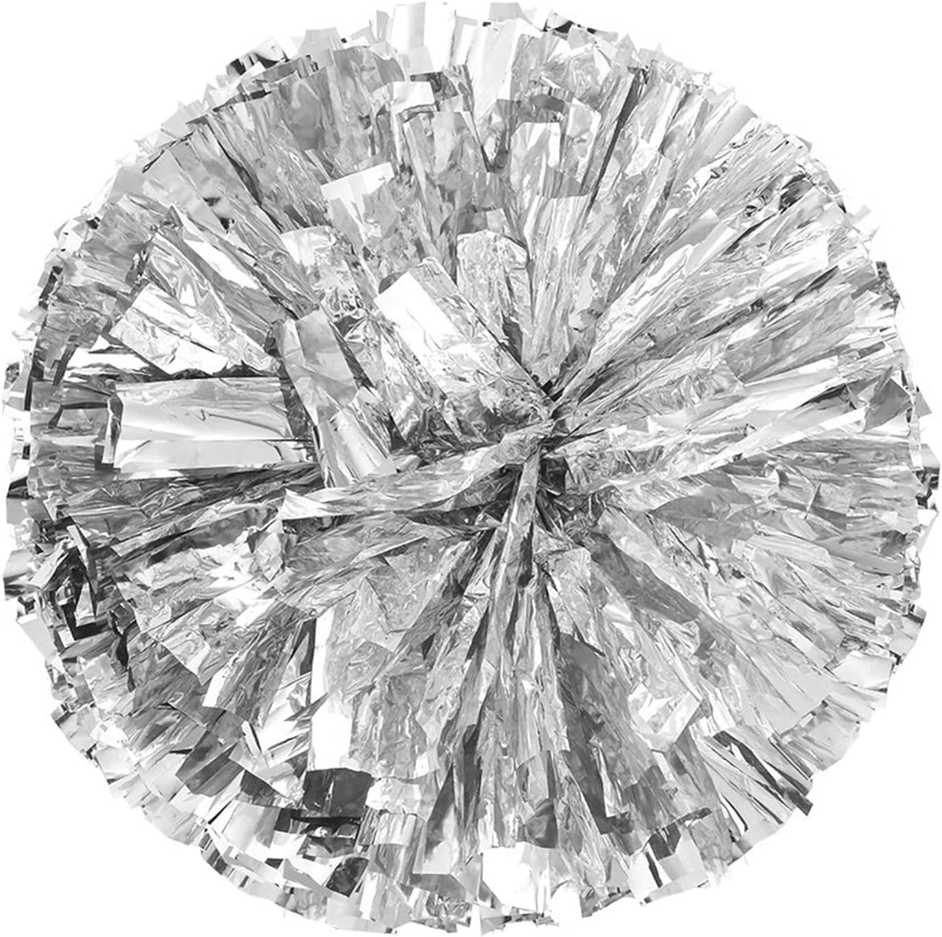 XXMU 2 Pack Cheerleader Pom Poms Sports Dance Cheer Plastic Pom Poms ...