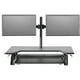 Kantek Desktop Riser Workstation Sit To Stand Black, Black - Walmart.com
