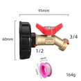 Colaxi IBC Tote Adapter IBC Tote Fittings Quick Connector 1000L,with ...