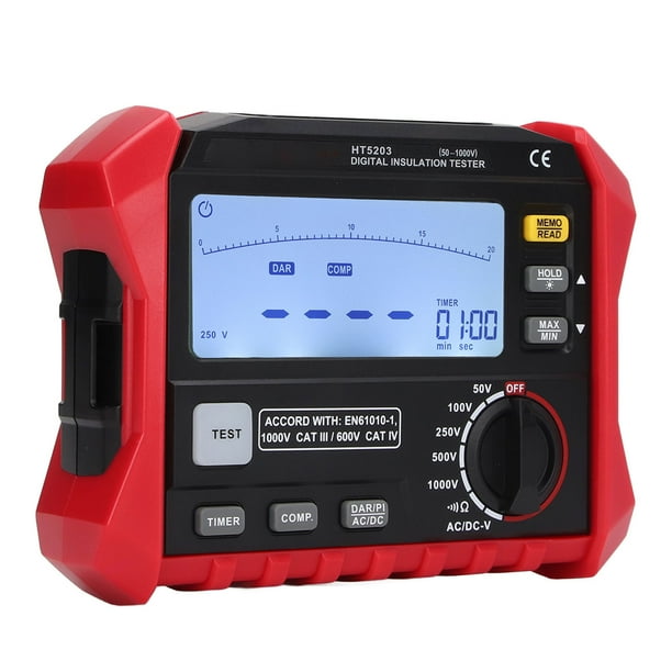 Insulation Resistance Tester, High Accuracy Digital Insulation ...