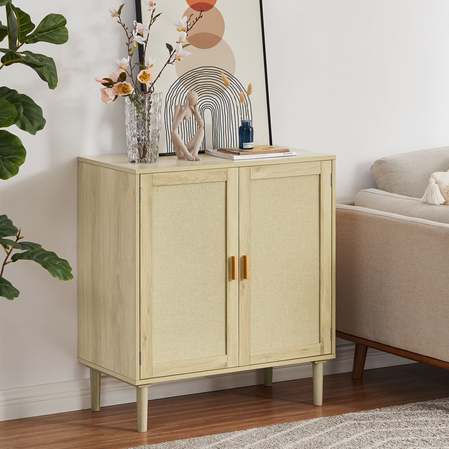 Pouseayar Fabric Cabinet Kitchen Storage Cabinets, Wine Cabinets ...