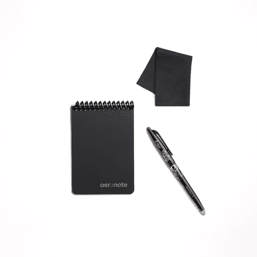 Rocketbook Flip Smart Reusable Spiral Notepad, Black, Executive Size ...