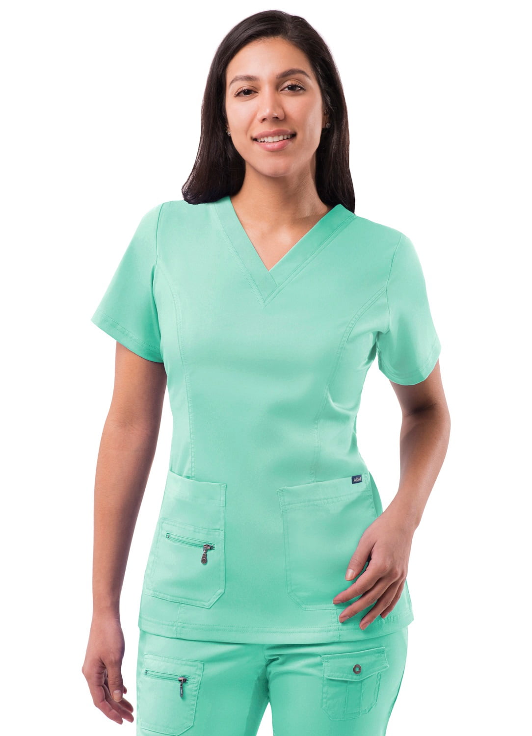 Adar Pro Scrubs For Women - Elevated V-Neck Scrub Top - Walmart.com