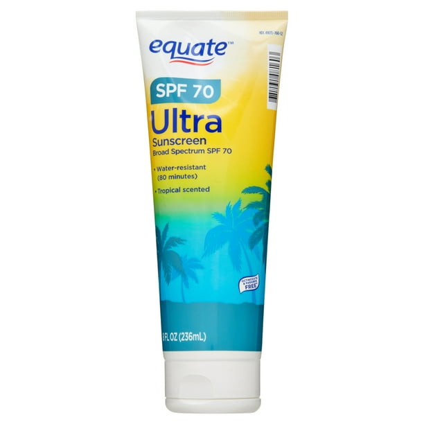 Equate Ultra Broad Spectrum Sunscreen Lotion, SPF 70, 8 fl oz - Walmart.com