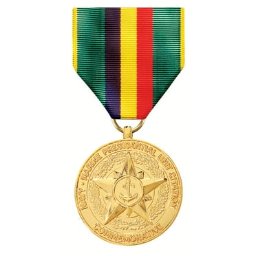 Navy Battle Efficiency Award Commemorative Medal Anodized - Walmart.com