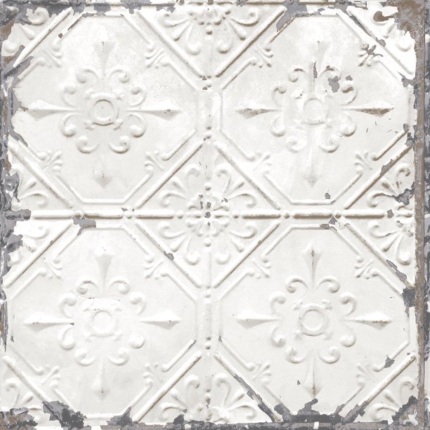 A-Street Prints Tin Ceiling Distressed Tiles Wallpaper - Walmart.com