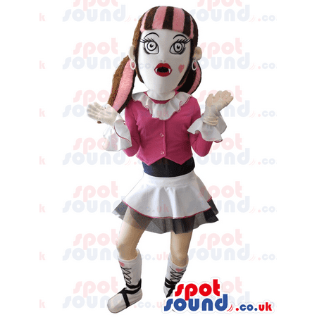 Pirate Girl Cartoon Character SPOTSOUND Mascot - Mascots-Mascots famous ...