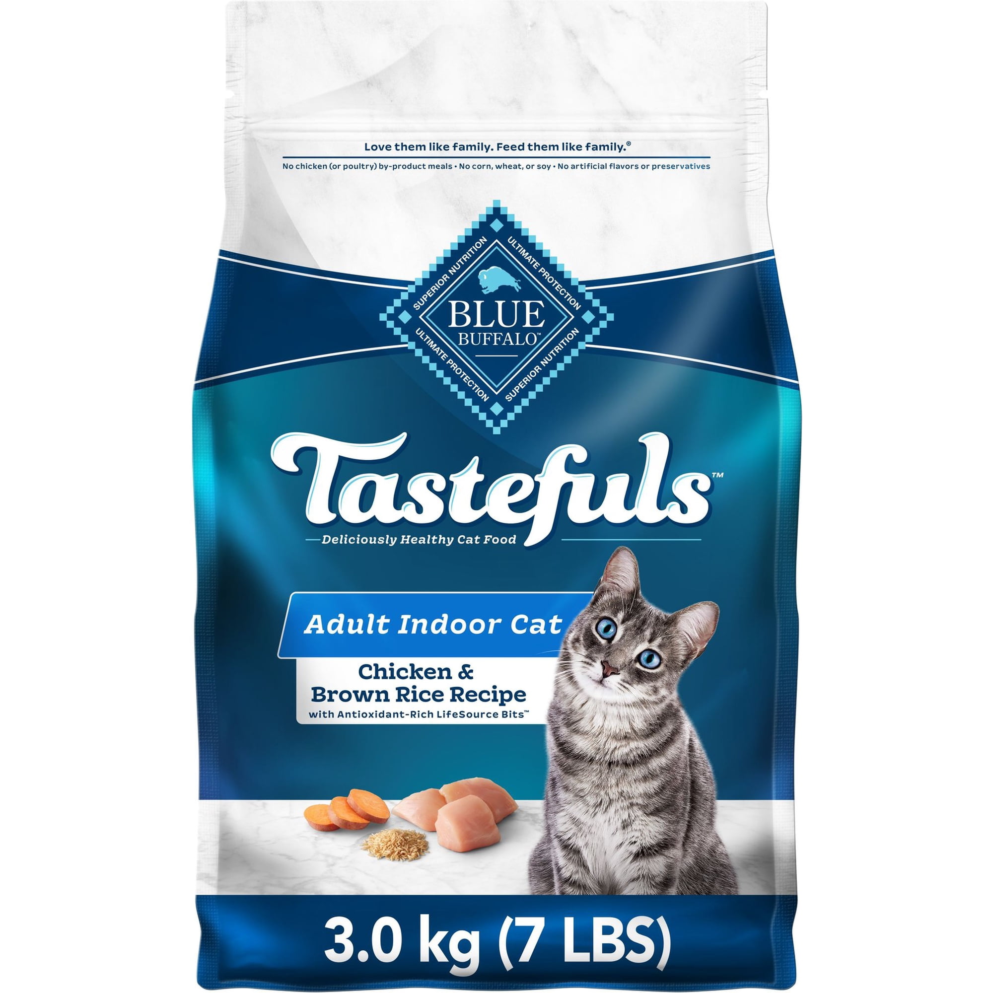 Click here for Blue Buffalo Tastefuls Natural Adult Indoor Chicke... prices