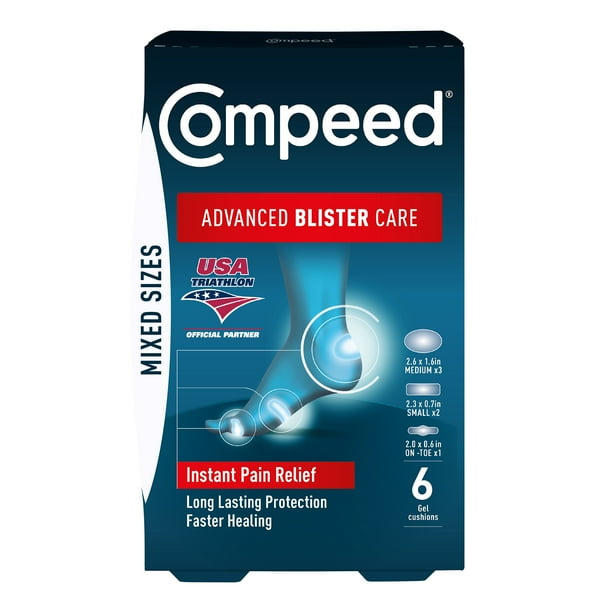 Compeed Advanced Blister Care Pads, Mixed Sizes, 6 Ct - Walmart.com