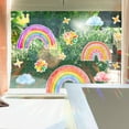 Dazzling Double-Sided iridescence Cloud Window Stickers - Reusable ...
