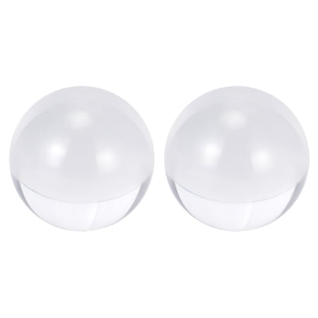 40mm Diameter Acrylic Ball Clear/Transparent Sphere Ornament 1.6 Inches ...