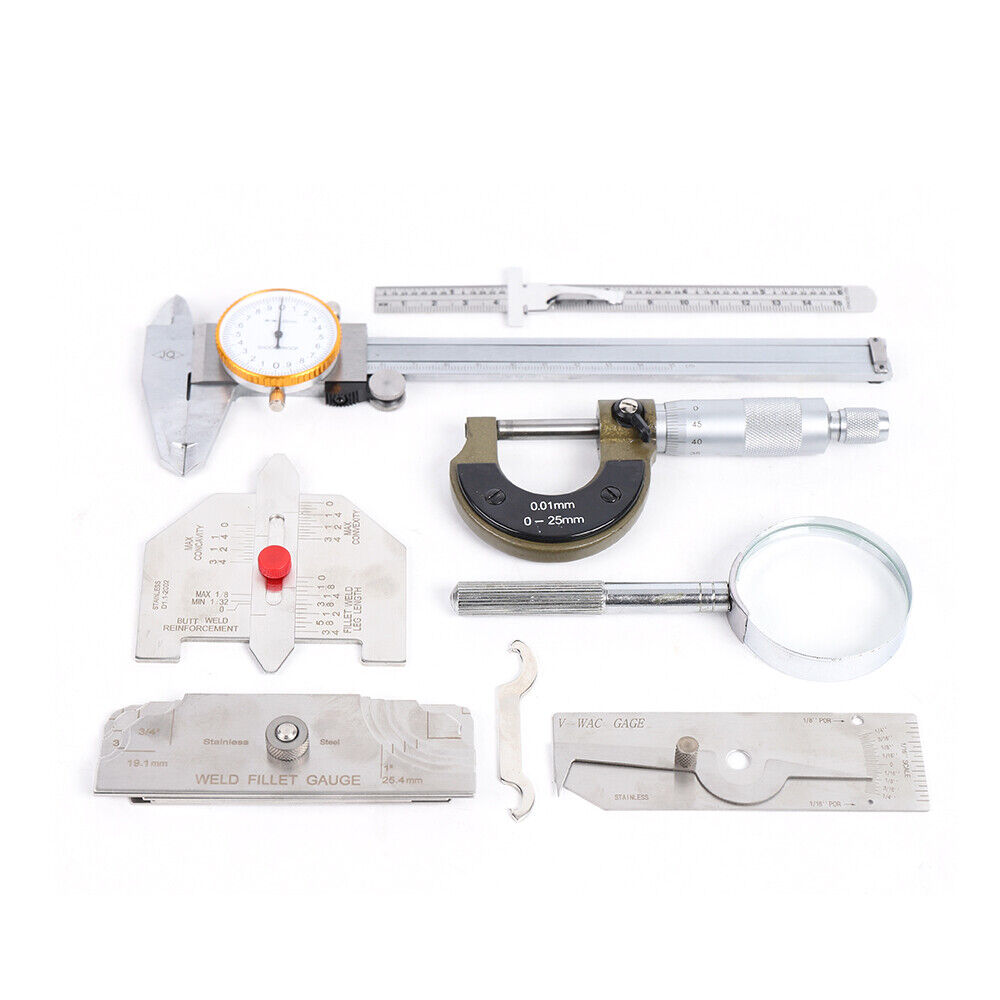 DENEST Gage Test Ruler Fillet Weld Gage Magnifier Calliper Metal ...