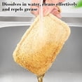 Orangide Natural Luffa Scrubber 4x3 Inch, Kitchen Dishwashing and Pot ...