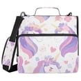 3 Ring Zipper Binder Stationery Organizer for Study Work Home Travel ...
