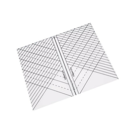 Arc Quilting Straight Ruler Sewing Machine Ruler for Quilting Arcs Fans ...