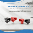 200A AllCopper Lithium Battery Terminal Block High Current Energy ...