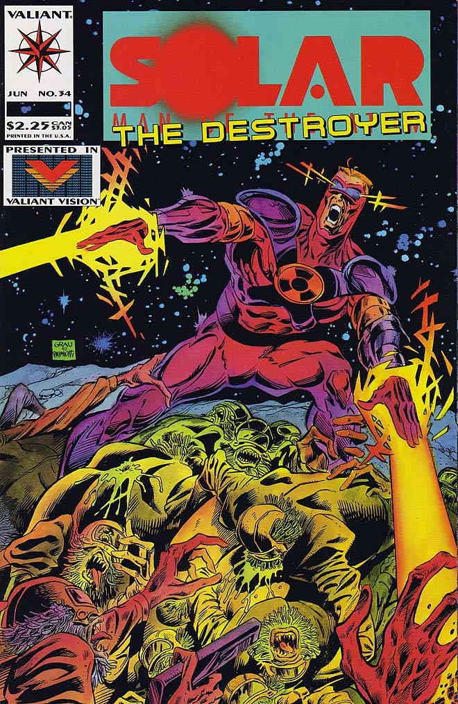 Solar, Man of the Atom #34 VF ; Valiant Comic Book - Walmart.com