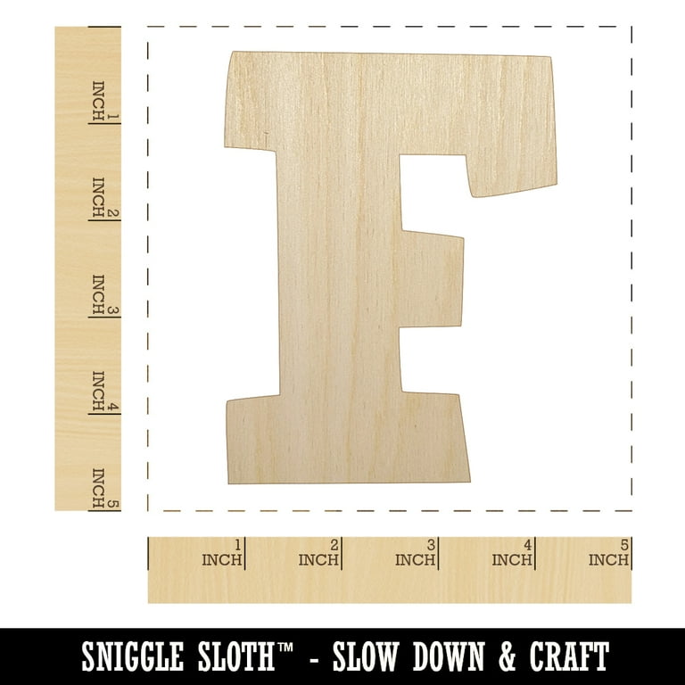 Wooden Block Letters F