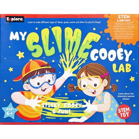 BeakerLabz: My Slimy Gooey Slime Making Lab; Mega Slime Kit for Boys ...