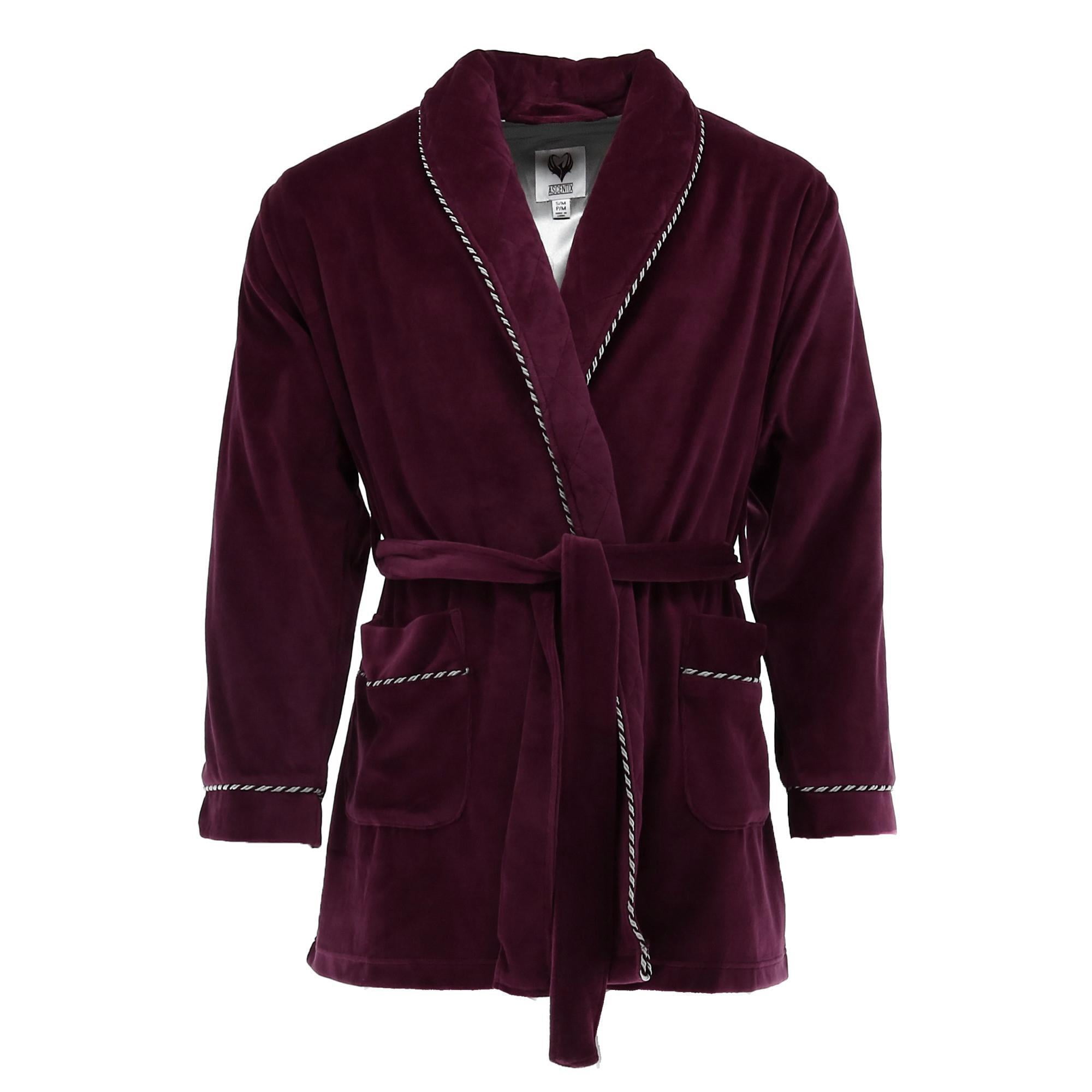 Click here for Ascentix Velour Smoking Jacket With Satin Lining (... prices