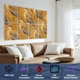 8 Pack Art Acoustic Panels Sound Absorbing Detailed Stork Bird Warm ...