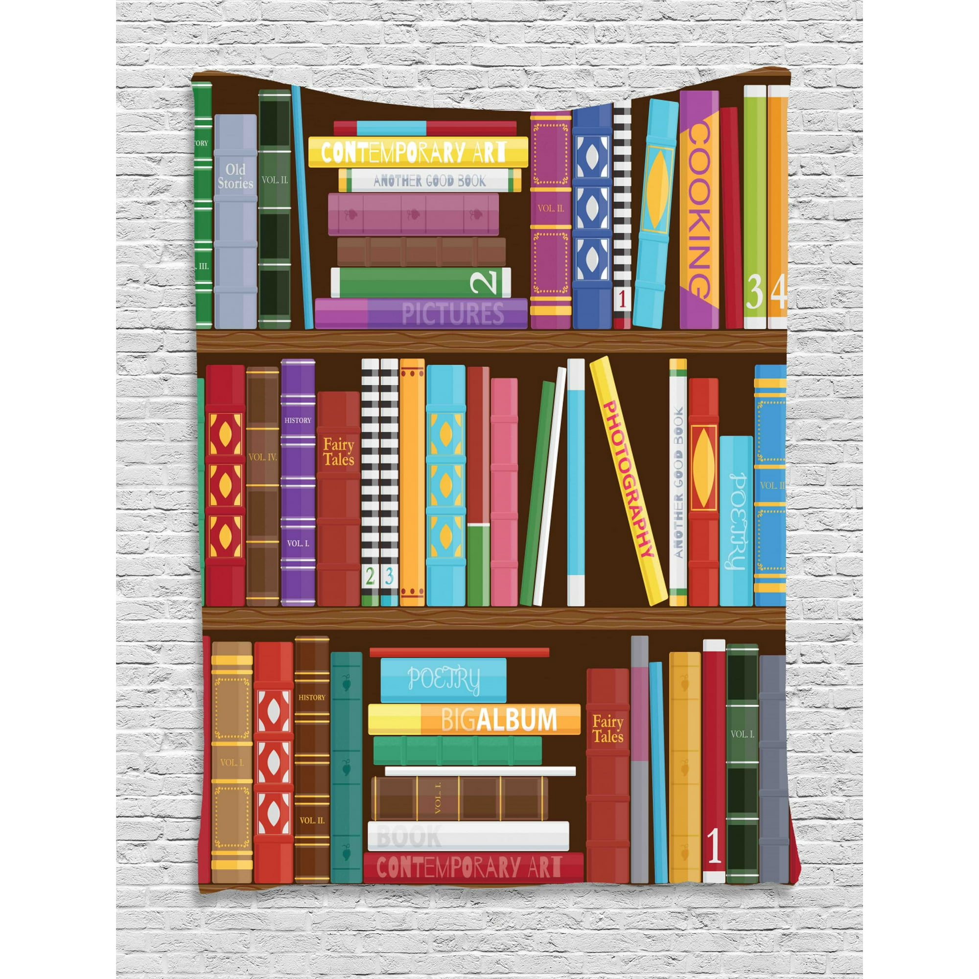 Books On A Shelf Drawing