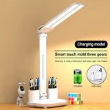 XAOCENH Rechargeable Table Lamp Study Desk Lamp Reading Light Dual ...