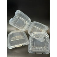 DFI Clamshell Pie Container 9" Shallow LBH-991 Clear Pack 100/case ...
