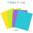 RYWESNIY Plastic Folders with Pockets, 3 Hole Punch School Folders for ...