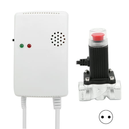 Gas Alarm, Sound Light Alarming Wall Mounted Gas Leak Warning With ...