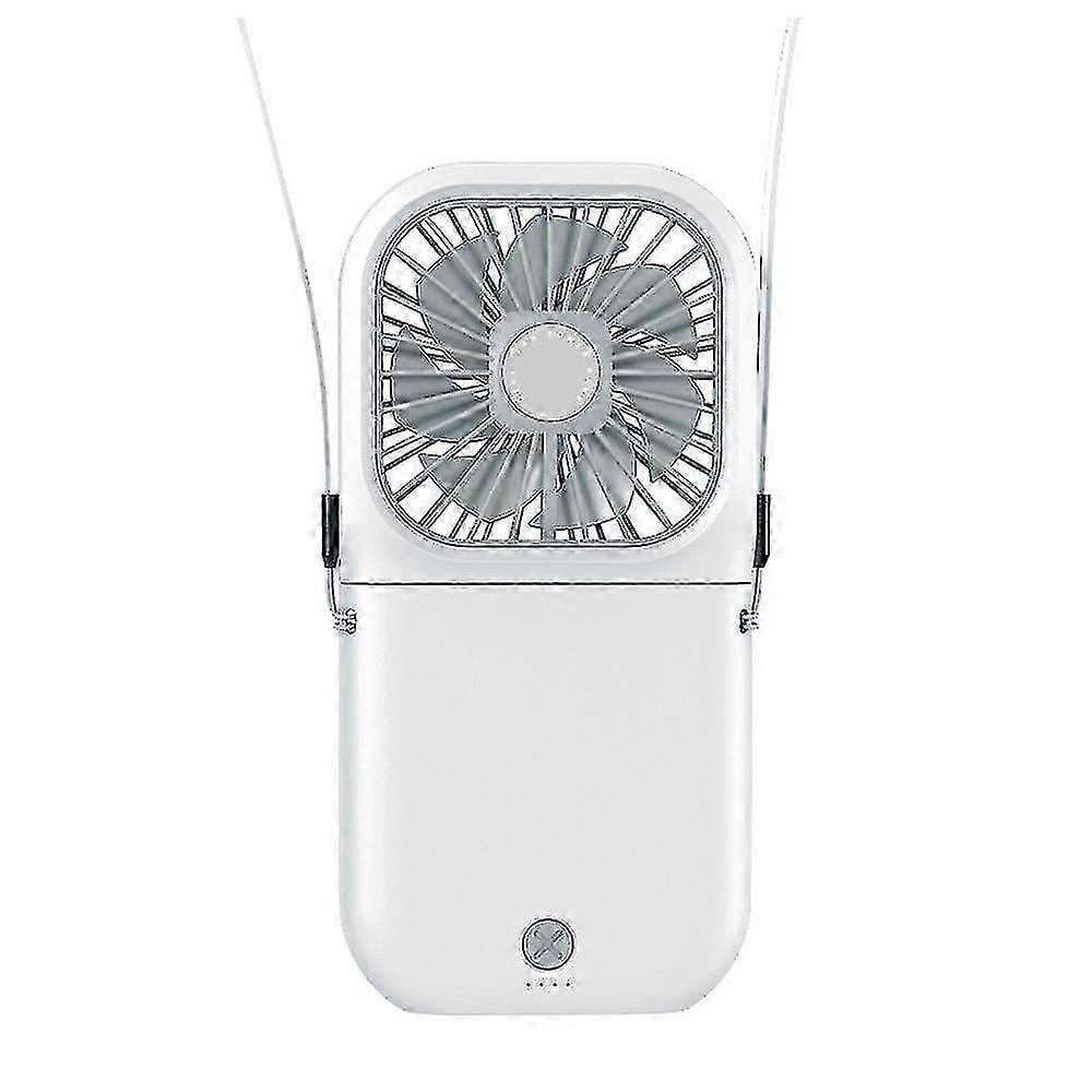 Portable Neck Fan Mini Quiet Handheld Personal Foldable Usb ...
