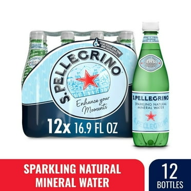 bettergoods Italian Sparkling Mineral Water with Lime Flavor, 16.9 fl oz, 6 Count Bottles ...