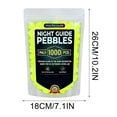 1000Pcs 2026 Luminous Garden Pebbles, Glowing Walking Stones Design ...