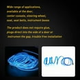 OLIVE- 2M Blue Car Led Interior Decor Atmosphere Wire Light Strip Lamp ...