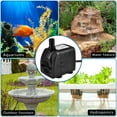 DOMICA Small Submersible Water Pump 220 GPH 15W for Pond Aquarium ...