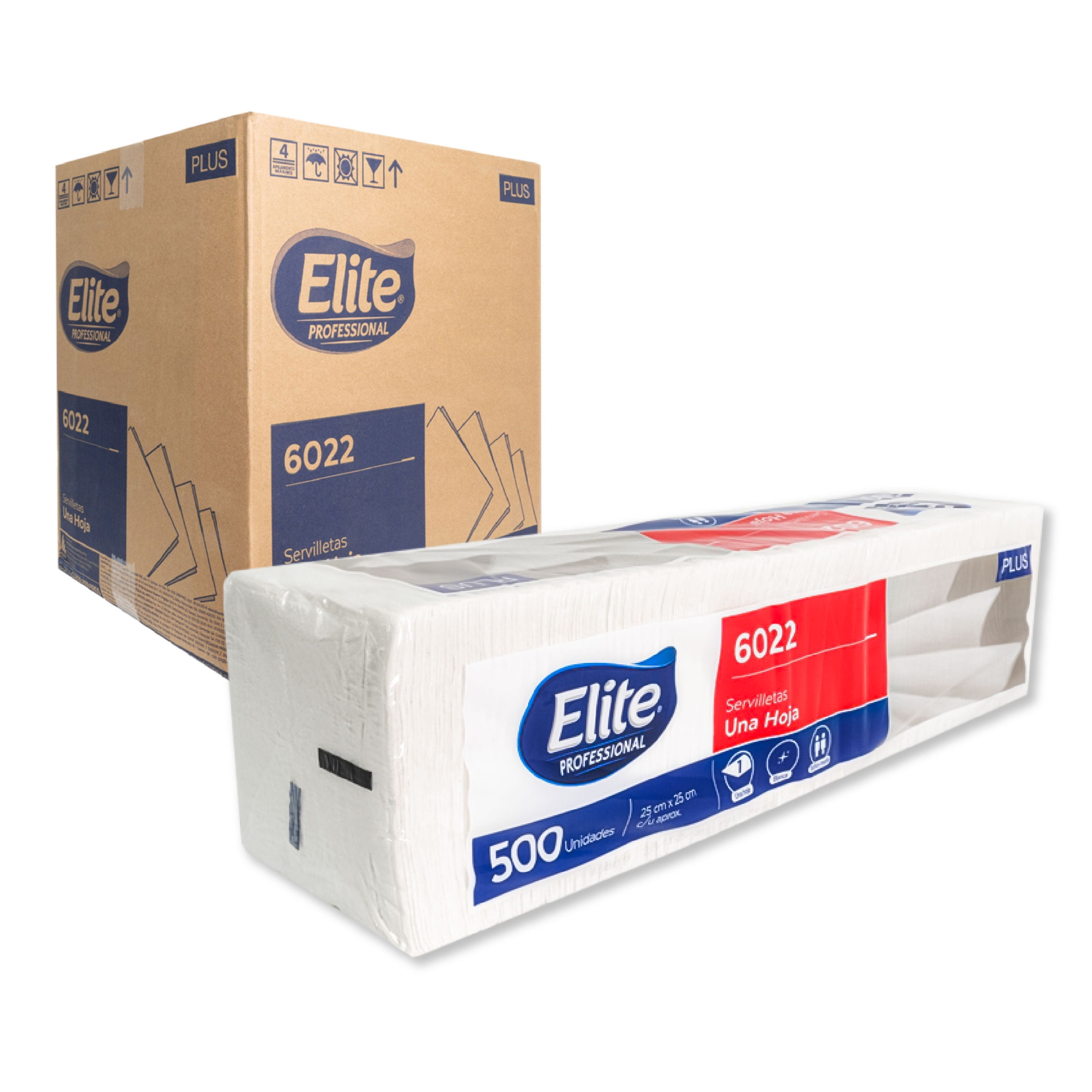 Servilleta Tradicional Elite 500 Servilletas Caja con 12 Paquetes Elite ...