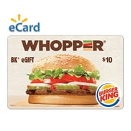 Burger King $15 Gift Card - Walmart.com